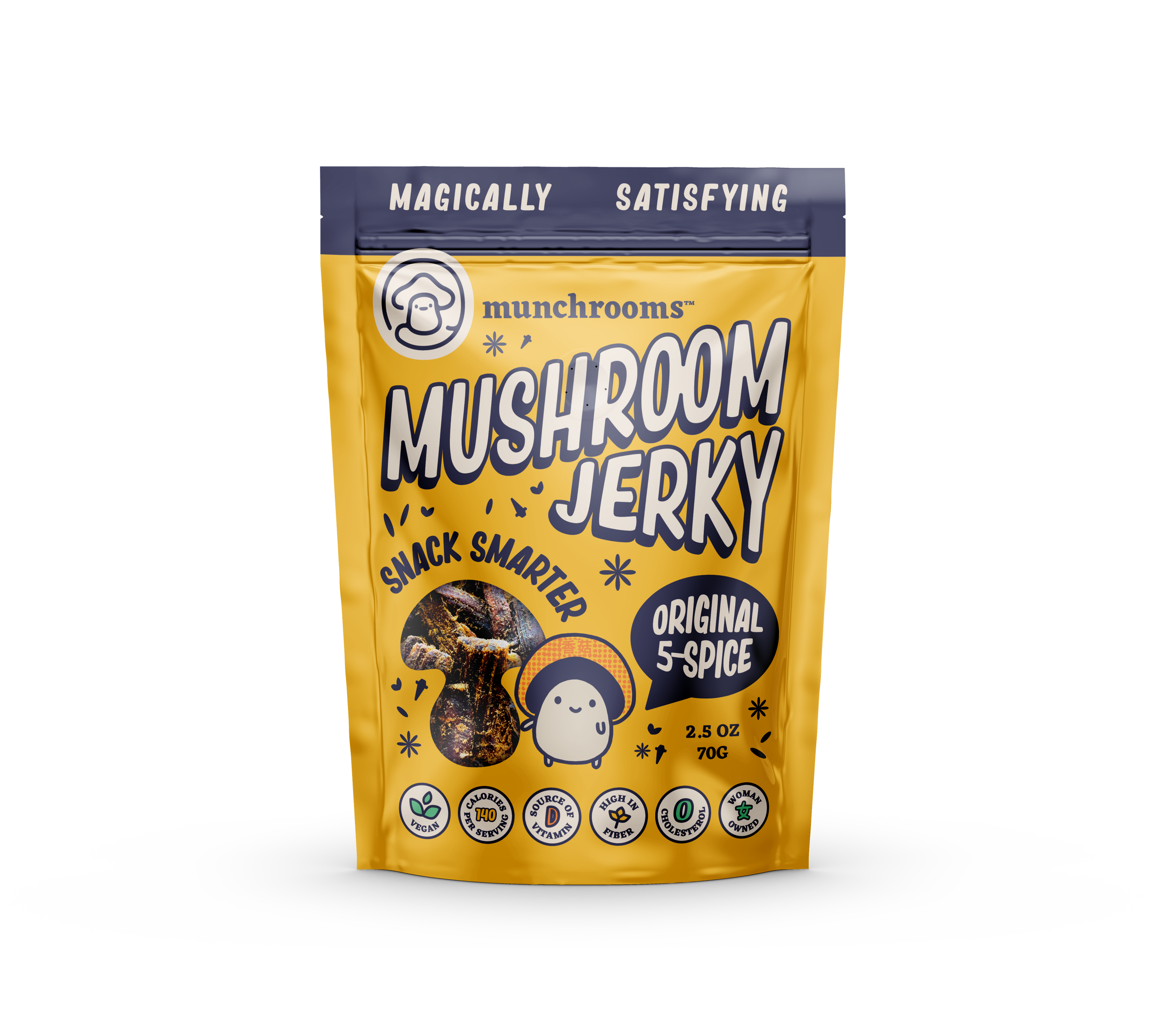 munchrooms | 100% plant-based jerky | healthy + delicious snacks